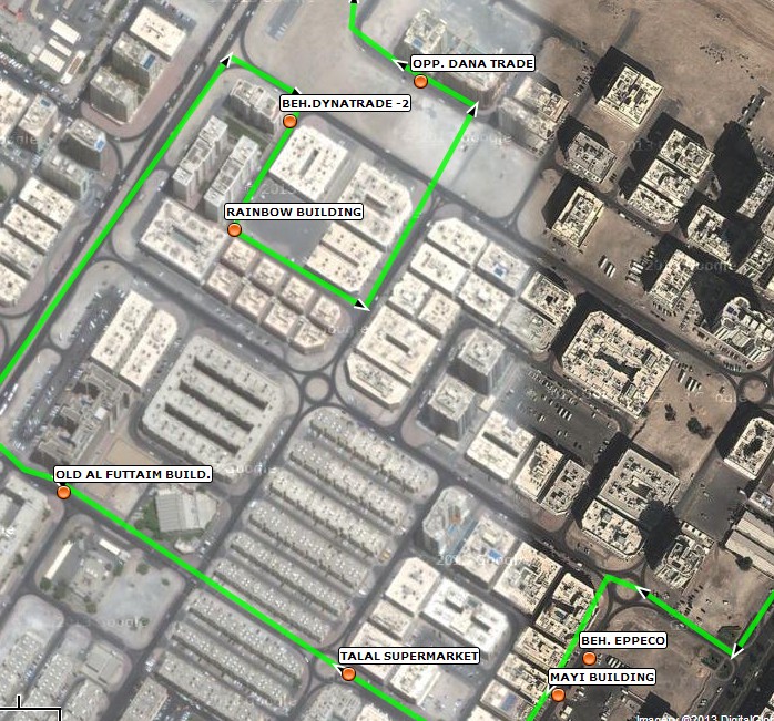 Bus 168 - Map