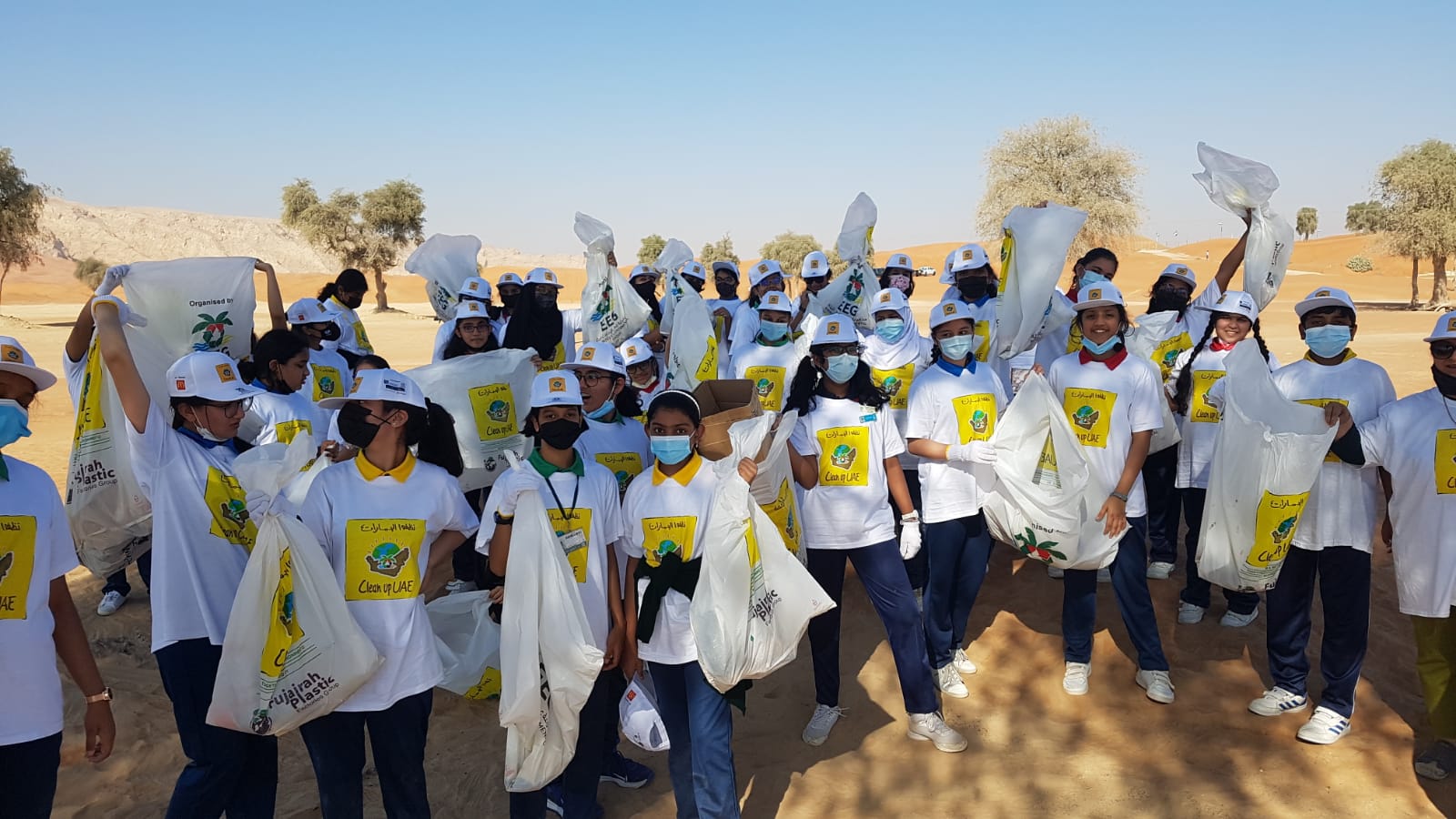 EEG Clean up UAE Drive by Middle School, DPS SHARJAH