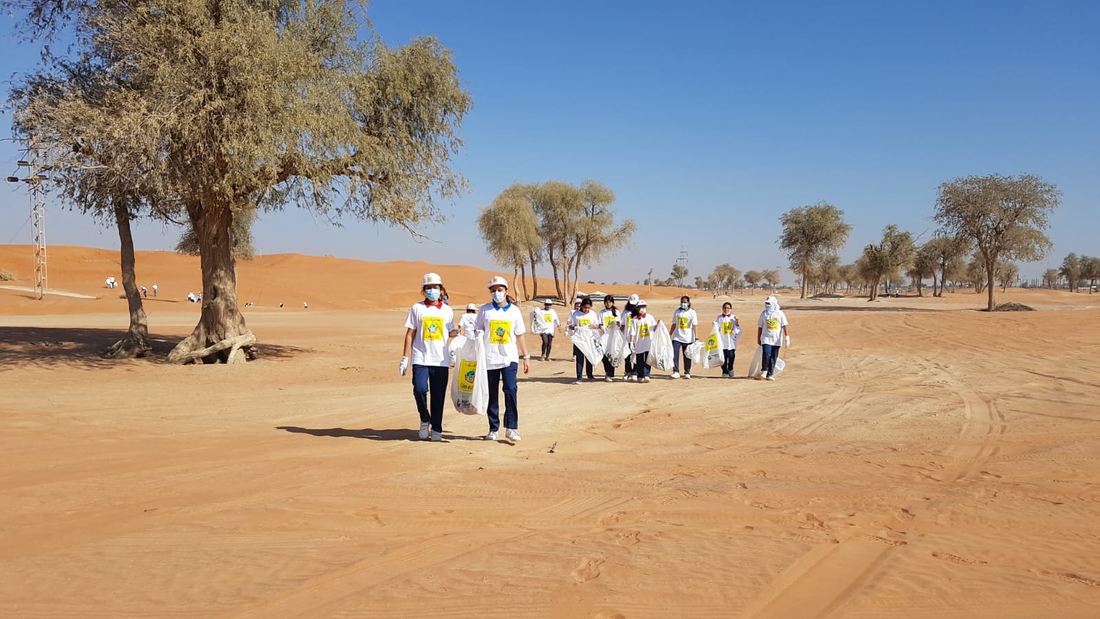 EEG Clean up UAE Drive by Middle School, DPS SHARJAH
